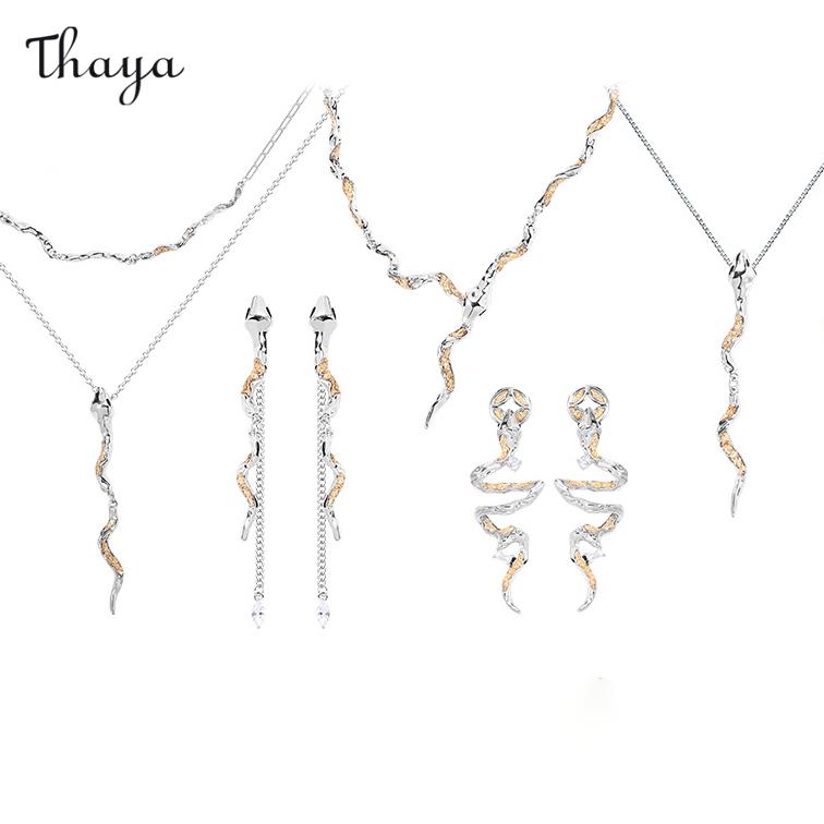 Thaya Copper Foil Snake Style Set